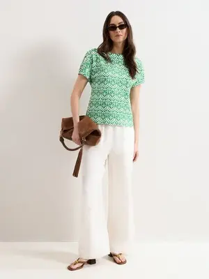 PHASE EIGHT Suzie Short Sleeve Boat Neck Top