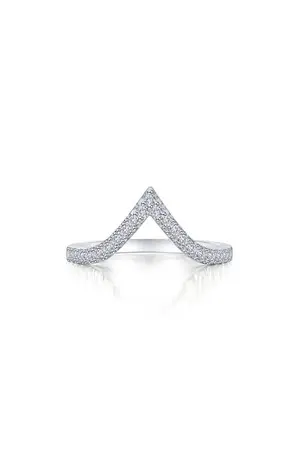 Lafonn Wonder Pavé Simulated Diamond Ring - Silver