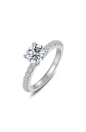Lafonn Diamond Engagement Ring - Silver
