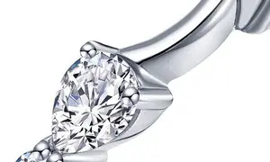 Lafonn Contour Simulated Diamond Ring