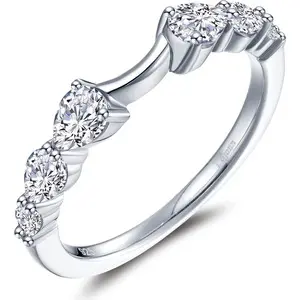 Lafonn Contour Simulated Diamond Ring - Silver