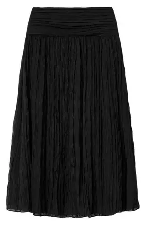 ALLSAINTS Asal Midi Skirt - Black