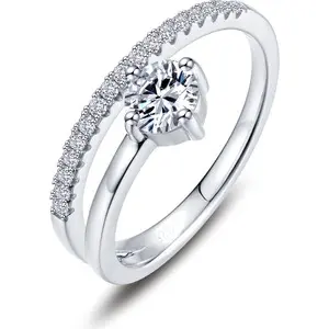 Lafonn Starstruck Pavé Simulated Diamond Wrap Ring - Silver