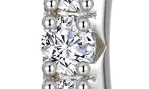 Lafonn Alina Pavé Simulated Diamond Hoop Earrings