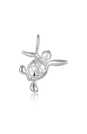 Lafonn Sea Turtle Pendant Charm - Silver