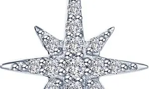 Lafonn North Star Simulated Diamond Charm