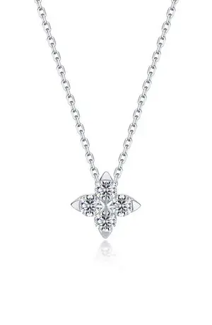 Lafonn Trillium Superbloom Pendant Necklace - Silver