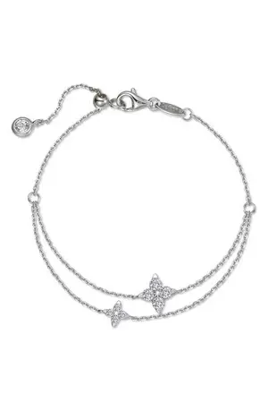 Lafonn Simulated Diamond Station Bracelet - Silver
