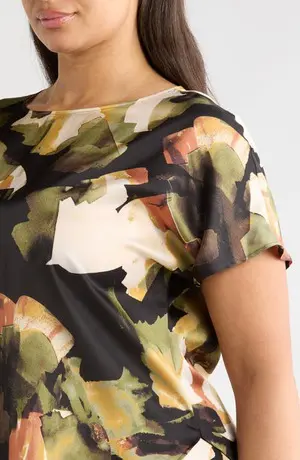Anne Klein Floral Print Top