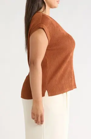 Anne Klein Crinkle Top
