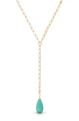 Ettika Teardrop Y-necklace