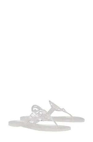 Tory Burch Tory Burch Miller Jelly Flip Flop Clear