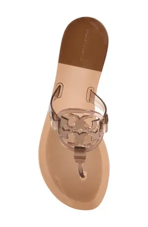 Tory Burch Miller Jelly Flip Flop - Soft Brown