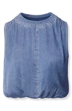 Rag & Bone Sleeveless Cropped Bubble Top