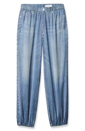 Rag & Bone Rb Miramar Satin Pull-on Bubble Pants