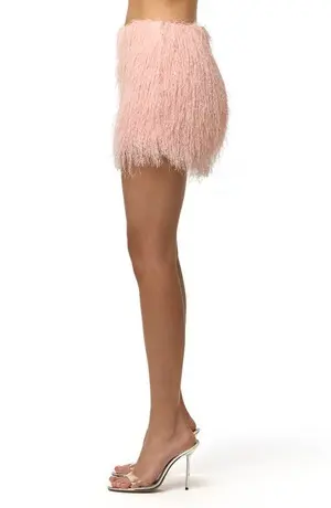 Naked Wardrobe Fringe Miniskirt