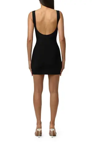 Naked Wardrobe Knit Sculpt Bandage Minidress