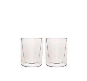 CUMULUS COFFEE Set Of 2 Cold Espresso Glasses - Clear