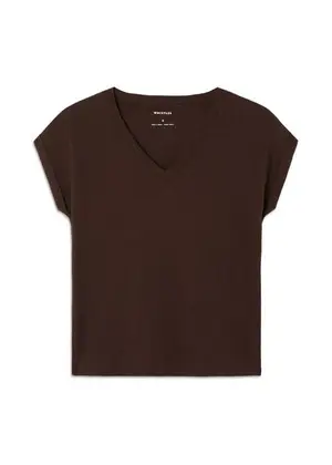 Whistles Willa V-neck Cap Sleeve Top
