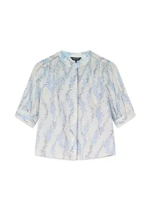 Whistles Ditsy Stem Textured Shirt