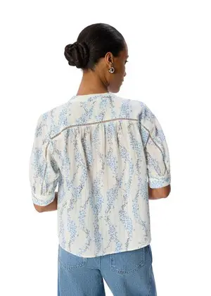 Whistles Ditsy Stem Textured Shirt