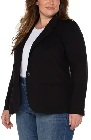 LIVERPOOL Fitted One-button Blazer