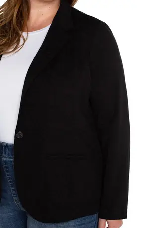 LIVERPOOL Fitted One-button Blazer
