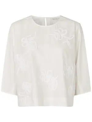 MASAI COPENHAGEN Embroidered Cotton Blouse