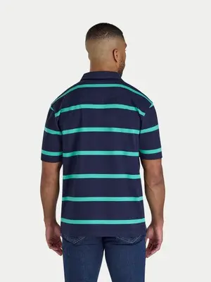 RAGING BULL Thick Stripe Rugby Shirt