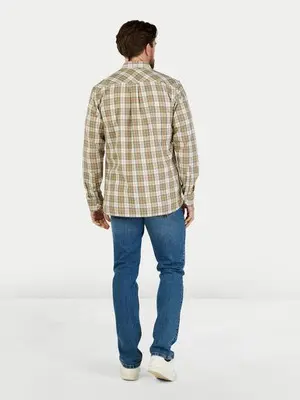 RAGING BULL Suffolk Long Sleeve Checked Shirt
