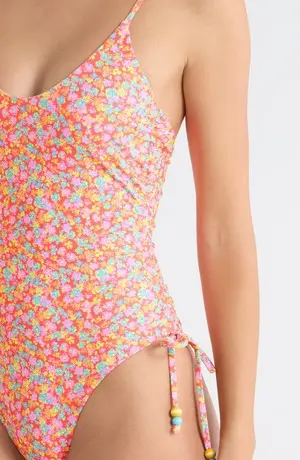 KULANI KINIS Ruched Cinched One-piece Swimsuit