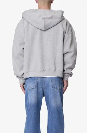 Mnml Heavyweight Basic Zip-up Cotton Hoodie