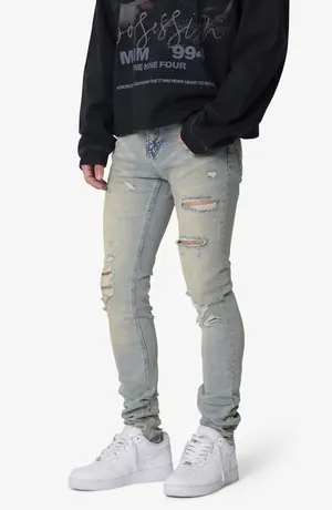Mnml Shredded Skinny Denim Jeans