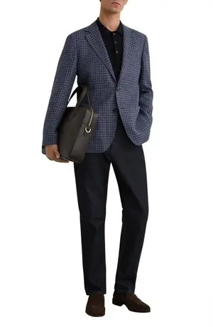 REISS Romana Houndstooth Check Sport Coat