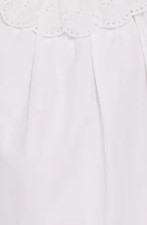 PETAL & PUP Merlyn Eyelet Ruffle Shift Dress