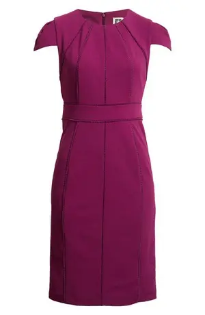 Anne Klein Cap Sleeve Sheath Dress