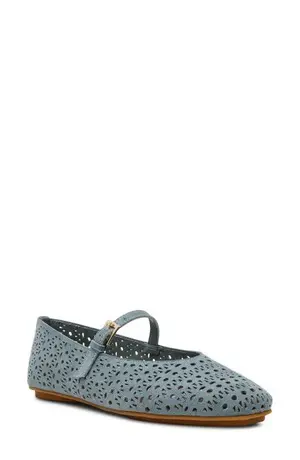 Anne Klein Connie Mary Jane Flat - Blue