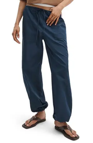 Rag & Bone Claire Convertible Hem Pants - Deep Blue