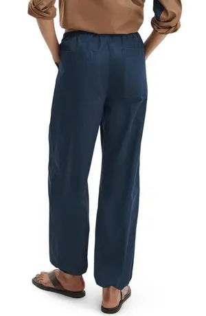Rag & Bone Claire Convertible Hem Pants - Deep Blue