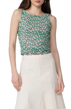 Diane Von Furstenberg Athena Reversible Sleeveless Top - Provence Gossip Pink