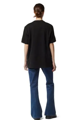 Mcm Logo Plate T-shirt In Organic Cotton