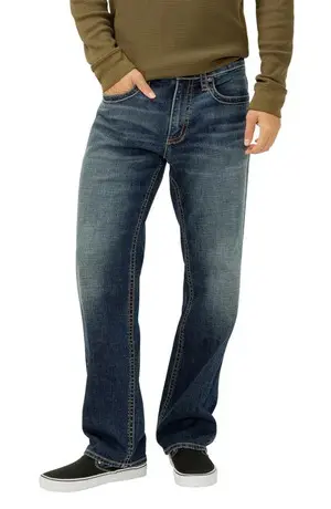SILVER JEANS CO. Gordie Relaxed Straight Leg Jeans - Lakeside