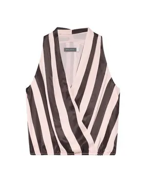 Mint Velvet Striped Halter Neck Wrap Top