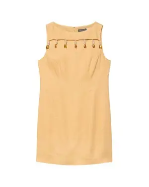Mint Velvet Sleeveless Mini Dress - Yellow