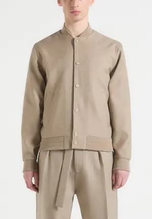 Manière De Voir Savin Tailored Bomber Jacket