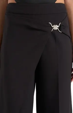 Manière De Voir Maniere De Voir Beryl Wrap Front Tailored Trousers