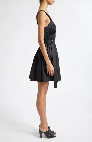 Derek Lam 10 Crosby Ivana Tiered Belted Minidress