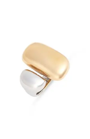 VIDAKUSH Duotone Pebble Ring - Gold/silver