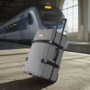Hunter Stormhaul 25" Rolling Duffle Bag Luggage - Gray