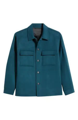 Theory Clyfford Wool & Cashmere Shirt Jacket
